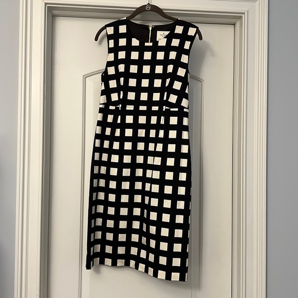 kate spade | Dresses | Kate Spade Checkered Navy Dress | Poshmark